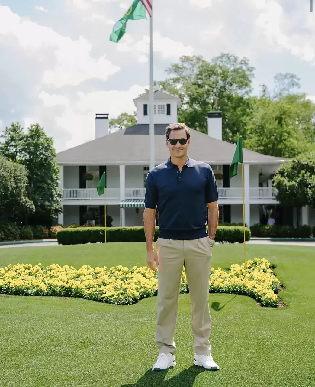 Roger Federer unterspielt sein tiefes Handicap in Augusta | Golf.ch